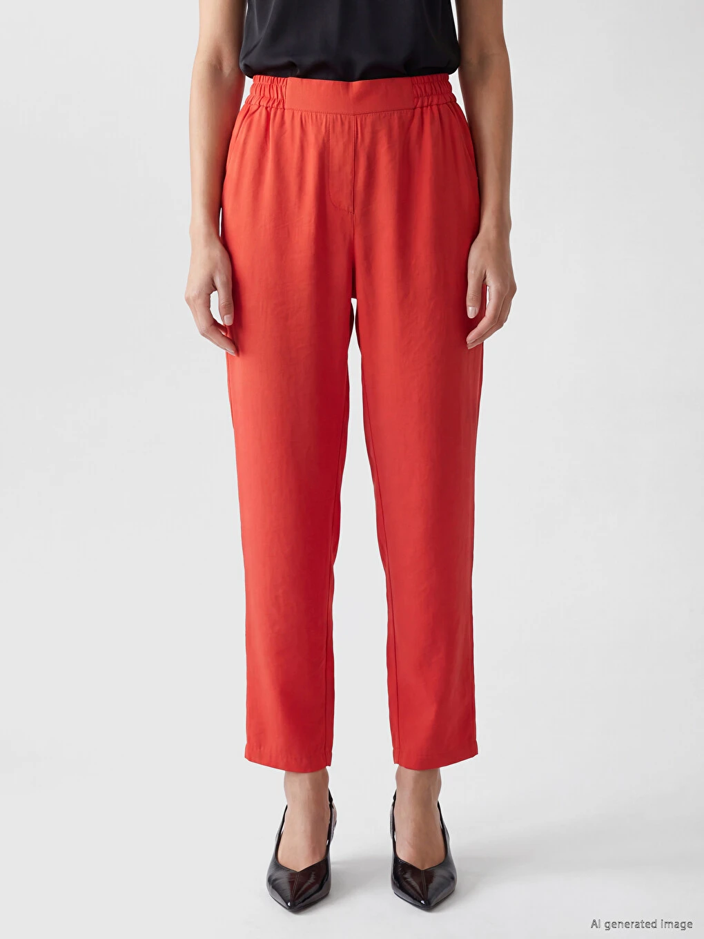 LCWAIKIKI Classic Ženske Pantalone Sa Elastičnim Strukom I Krojem Carrot