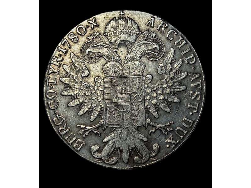 Marija Terezija, talir 1780godina,UNC