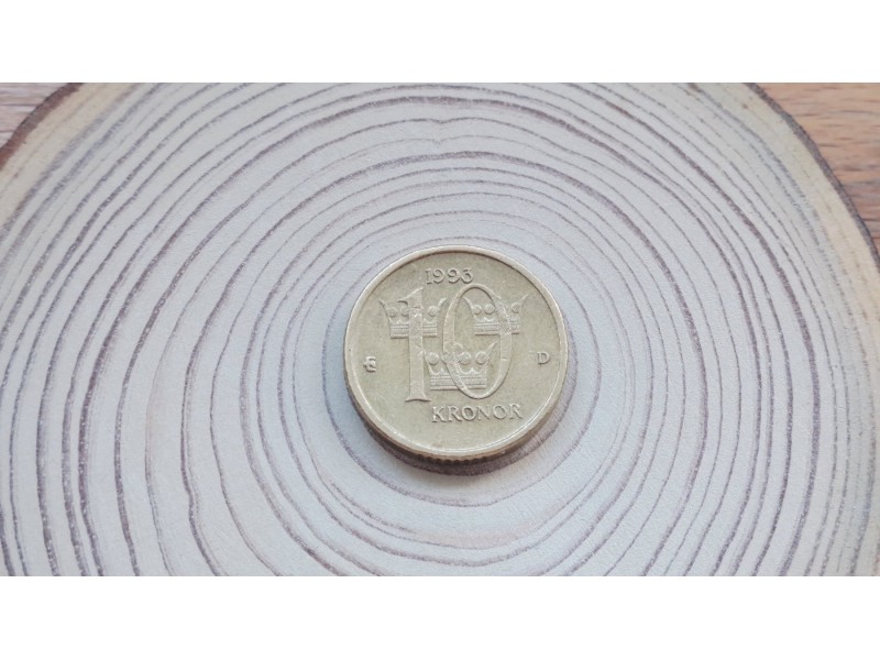 ŠVEDSKA 10 KRONOR 1993 GODINA