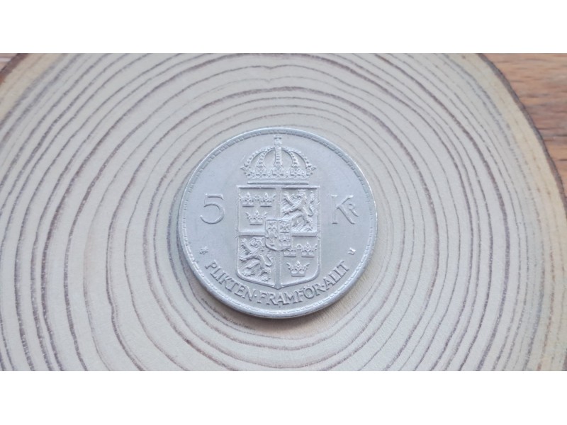 ŠVEDSKA 5 KRONOR 1972 GODINA