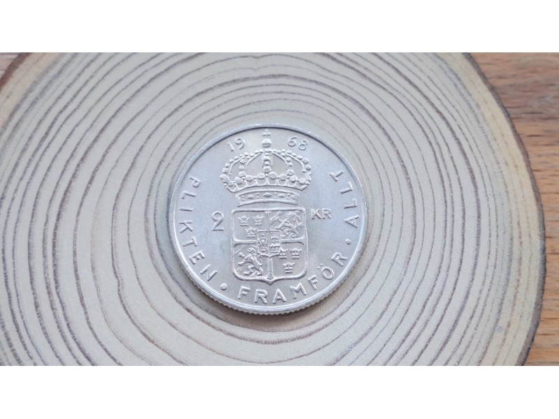 ŠVEDSKA 2 KRONOR 1968 GODINA