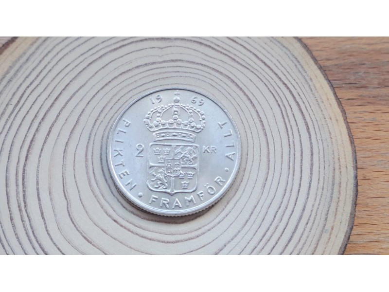 ŠVEDSKA 2 KRONOR 1969 GODINA