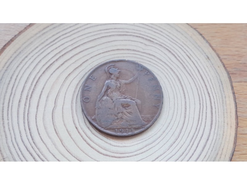 VELIKA BRITANIJA ONE PENNY 1911 GODINA