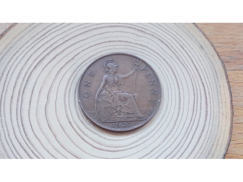 VELIKA BRITANIJA ONE PENNY 1927 GODINA