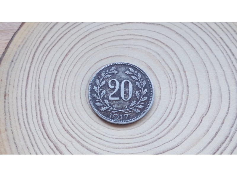 AUSTRIA 20 HELLER 1917 GODINA