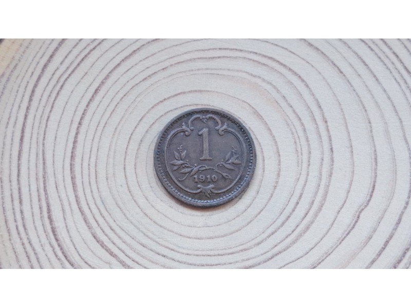 AUSTRIA 1 HELLER 1910 GODINA