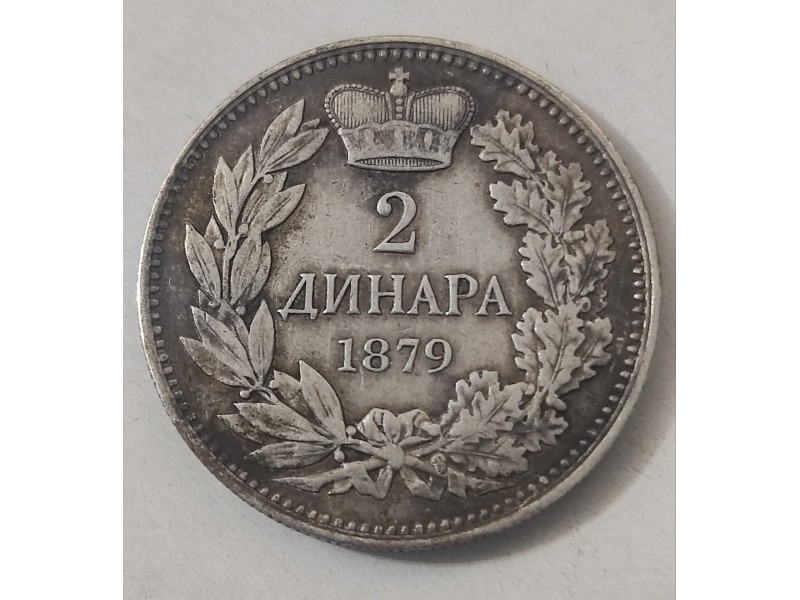 2 dinara 1879.