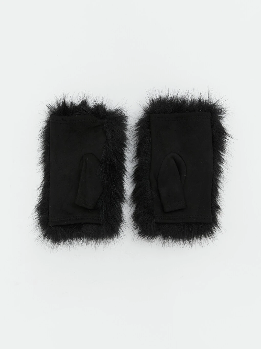 LCW ACCESSORIES Ženske Rukavice Bez Prstiju Od Veštačkog Krzna