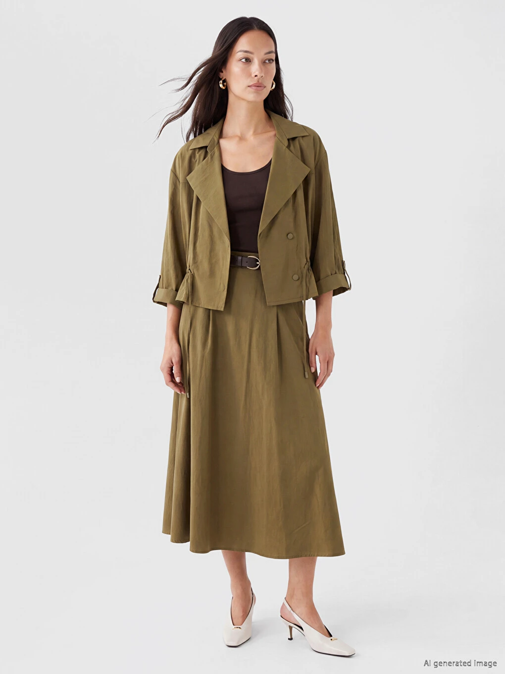 LCW EVERYDAY Oversize Modalna Mešavina Ženska Jakna