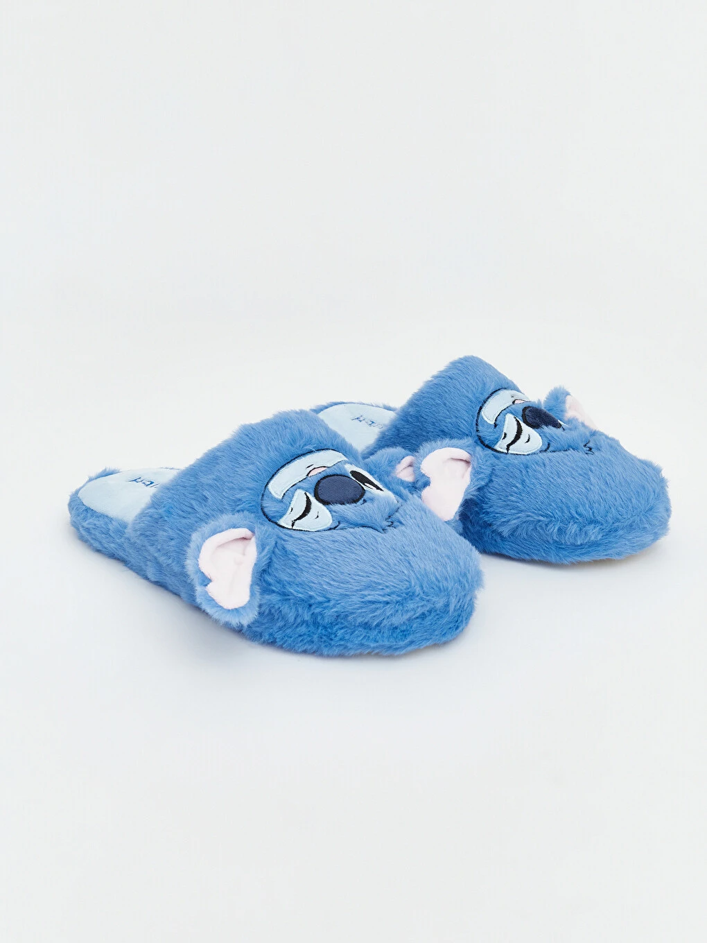 LCW HOME Ženske Kućne Papuče Od Pliša Sa Likom Stitch