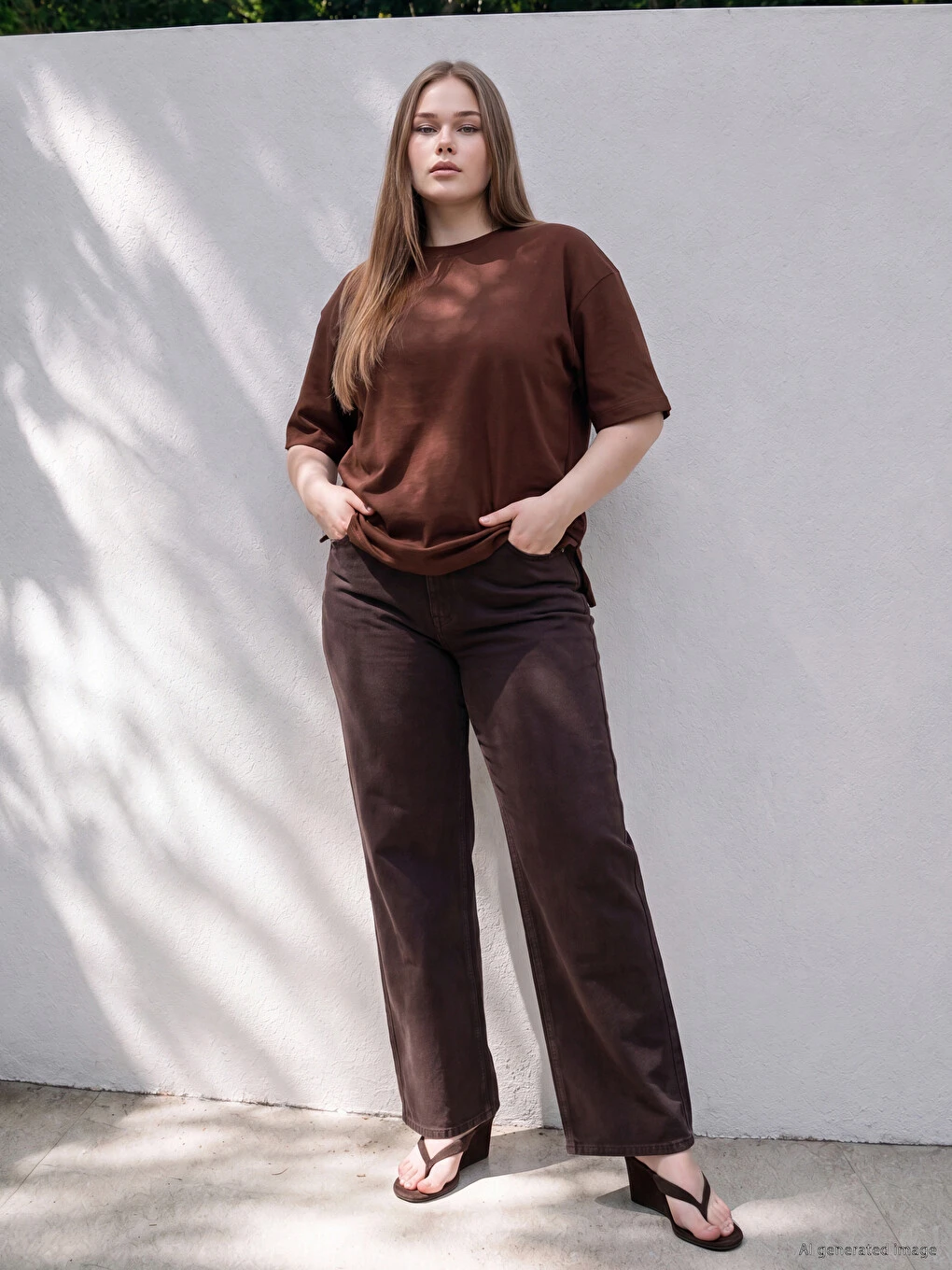 LCWAIKIKI Curve Plus Size 100% Pamuk Ženska Majica