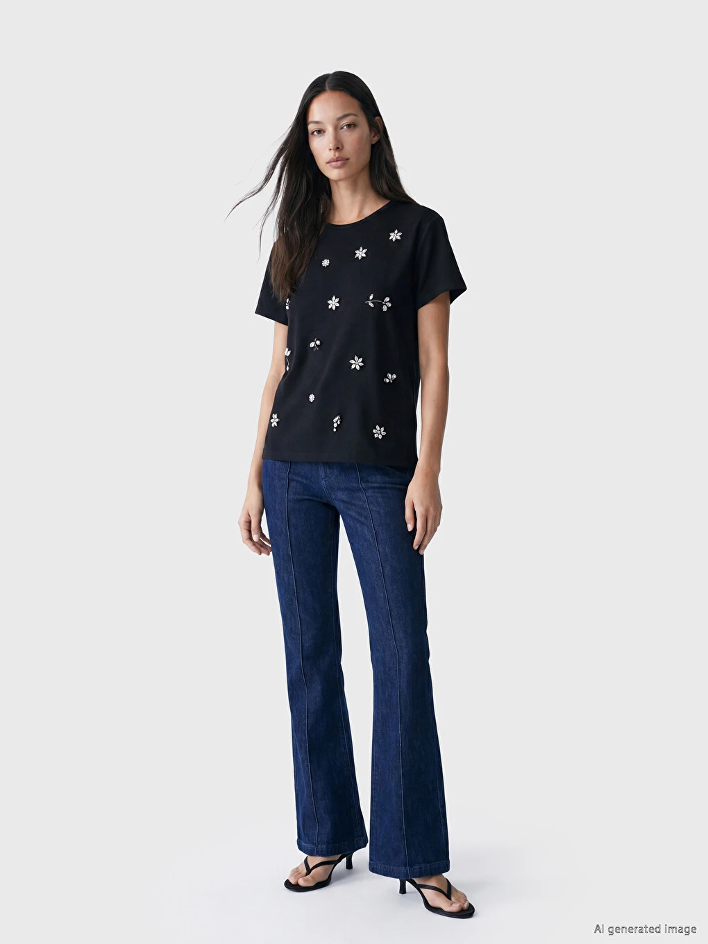 LCW EVERYDAY Bluza Mekana Na Dodir Ukrašena Cirkonima