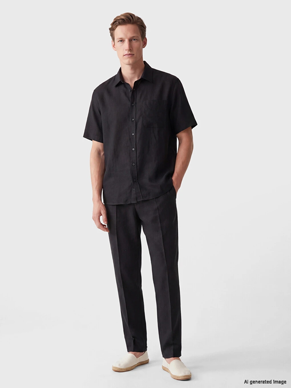 SOUTHBLUE Regular Fit Muške Pantalone Od 100% Lana