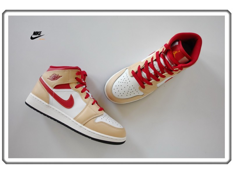 ORIGINAL*NIKE**AIR JORDAN 1 MID PATIKE OD PRAVE KOŽE 39