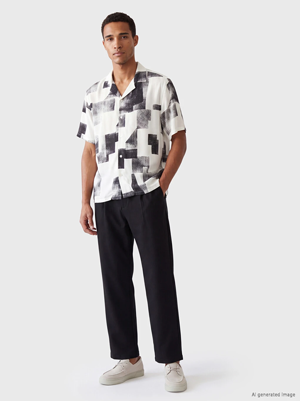LCW Vision Relax Fit Plisirane Muške Pantalone