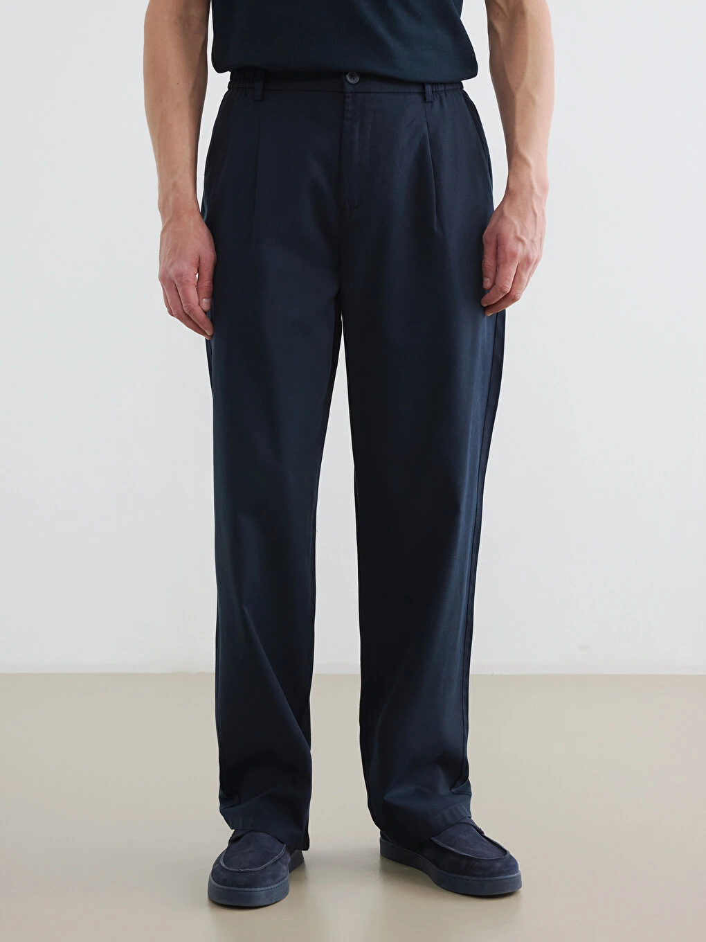 LCW Vision Baggy Fit Plisirane Muške Pantalone