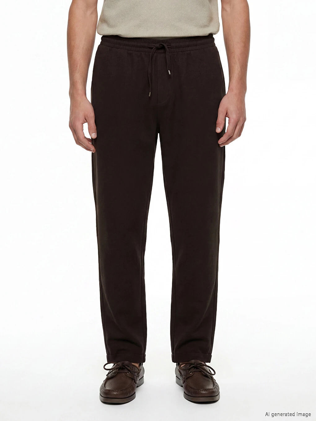 LCW Vision Standard Fit Muške Pantalone Od Dobi Tkanine