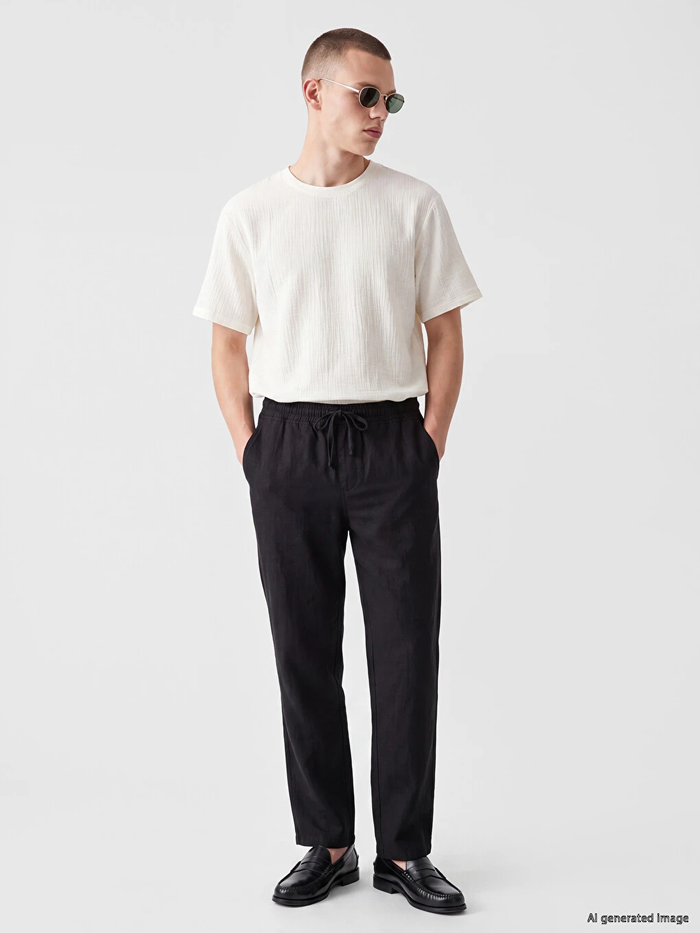 XSIDE Opušteni Kroj Muške Pantalone