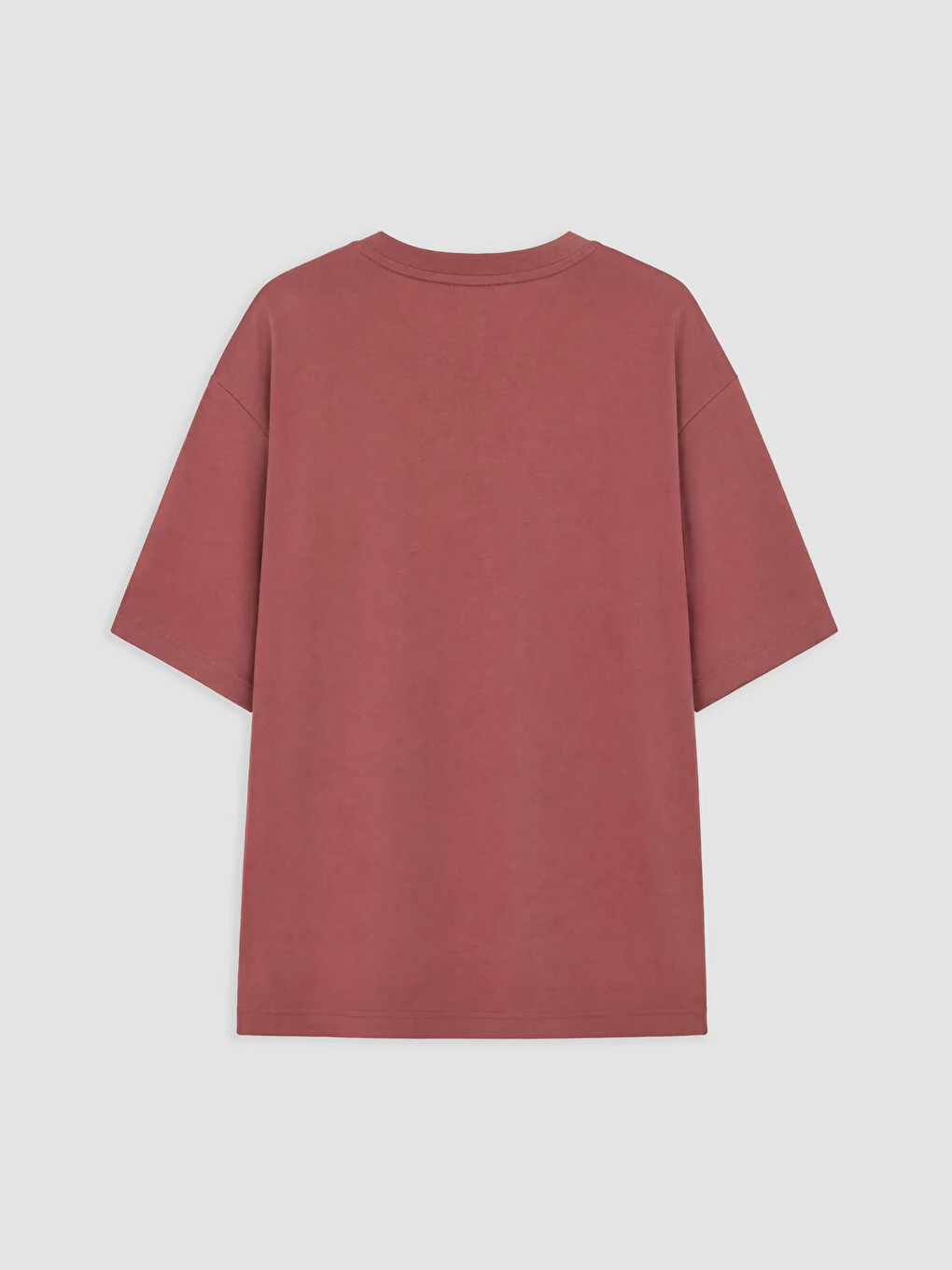 XSIDE Oversize Okrugli Izrez Štampana Muška Majica