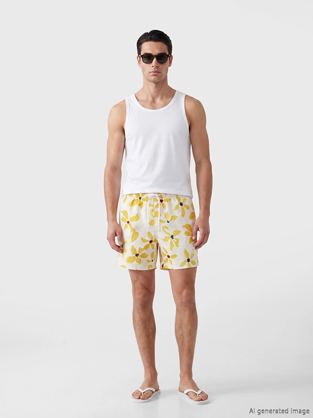 LCW SWIMWEAR Kratak Šorts Za Kupanje Sa Dezenom Za Muškarce