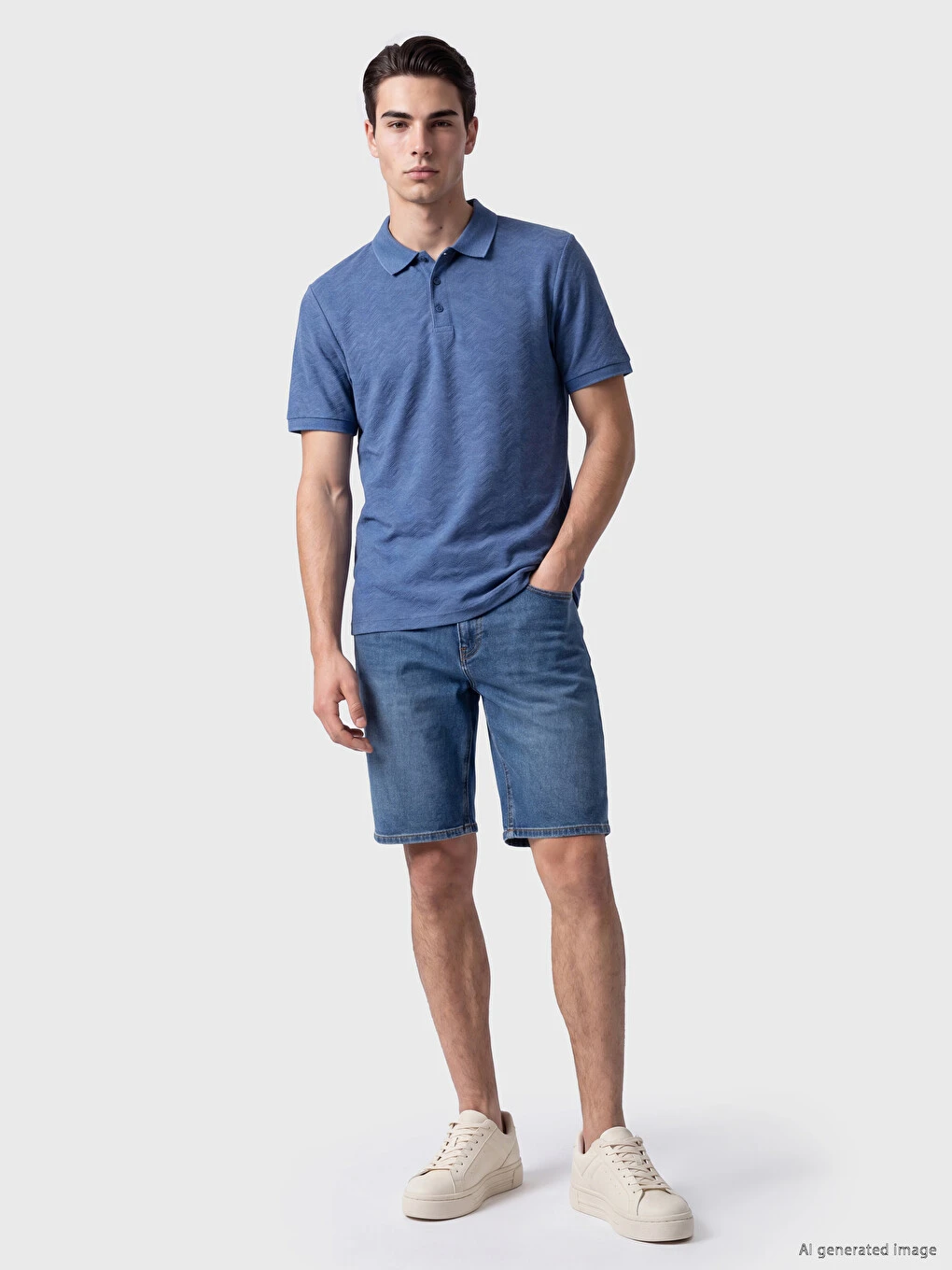 LCWAIKIKI Classic Polo Kragna Strukturirana Muška Majica