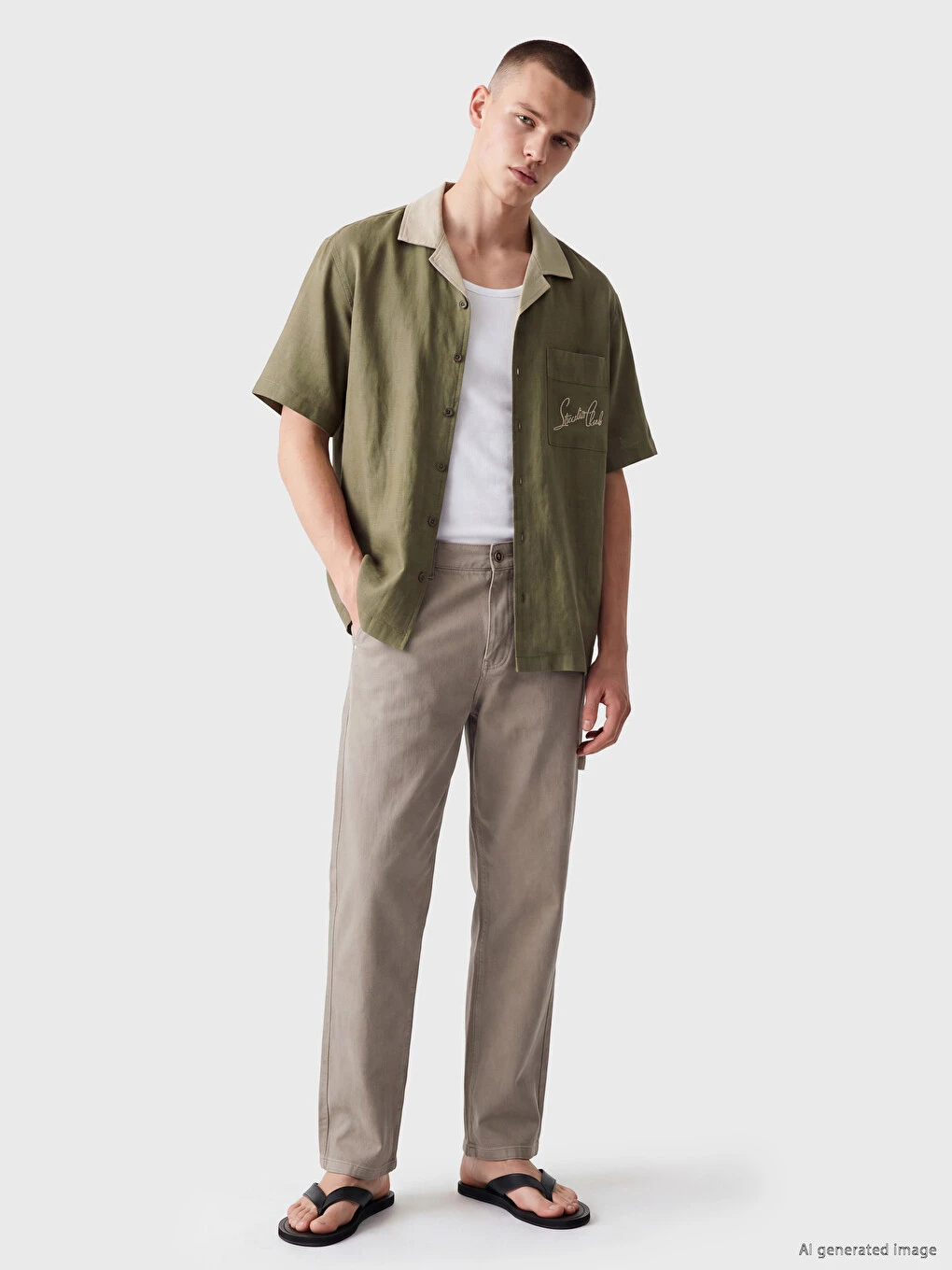 XSIDE Regular Fit Vezena Teksturirana Muška Košulja