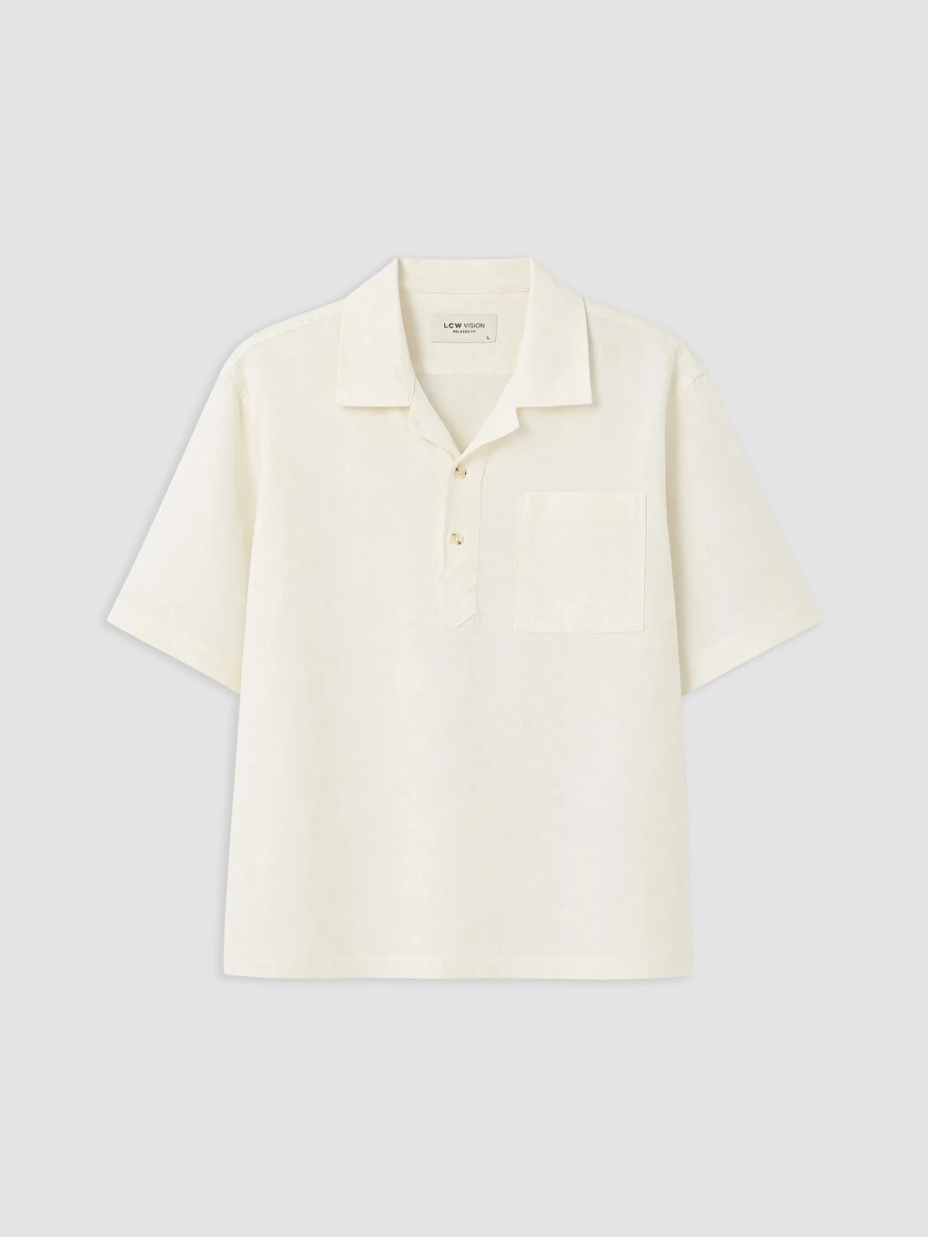 LCW Vision Regular Fit %100 Lan Muška Košulja