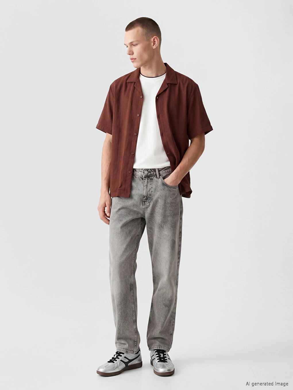 XSIDE Loose Fit Muška Košulja