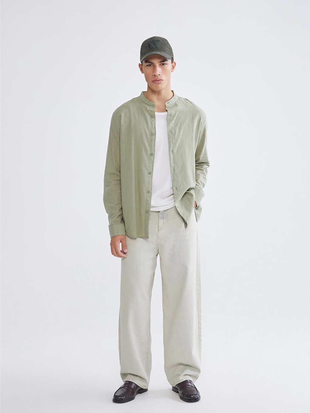 XSIDE Regular Fit Muška Košulja Od Poplin Materijala