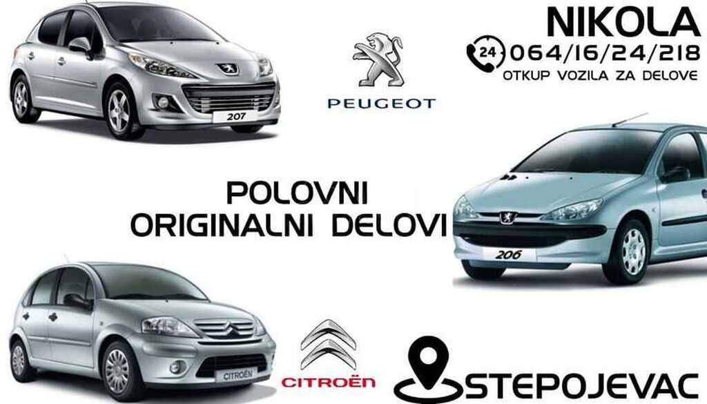 KLAPNA GASA ZA CITROEN C3 | Originalni polovni delovi za Peugeot I