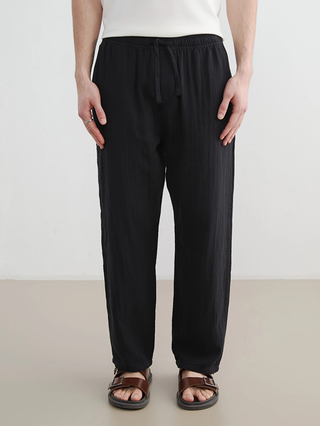 XSIDE Muške Muslin Pantalone Opuštenog Kroja
