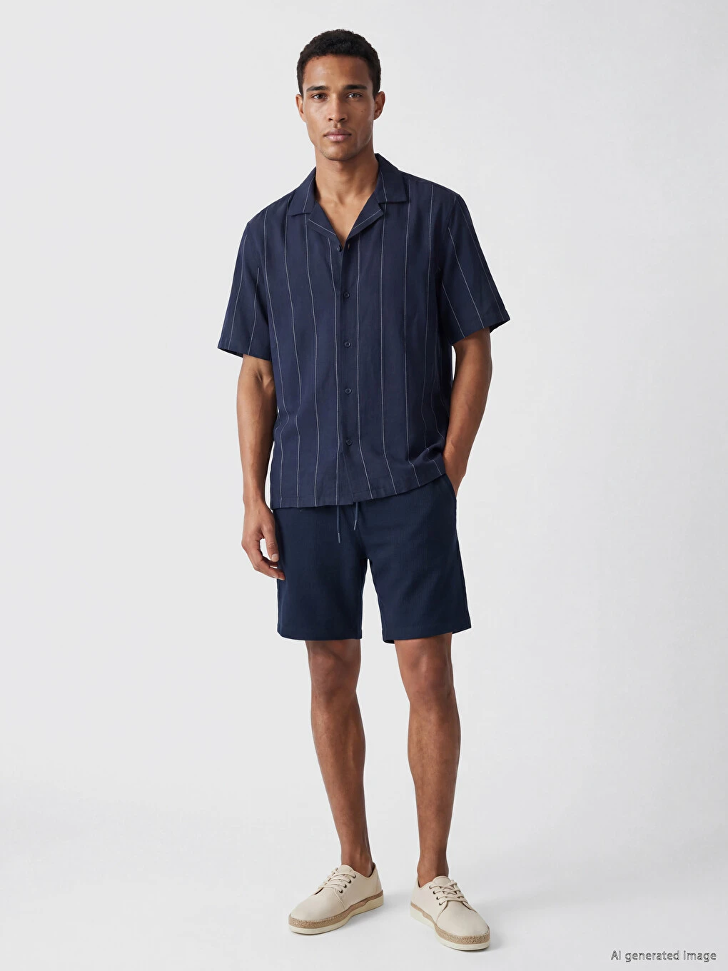 LCW Vision Regular Fit Prugasta Muška Košulja