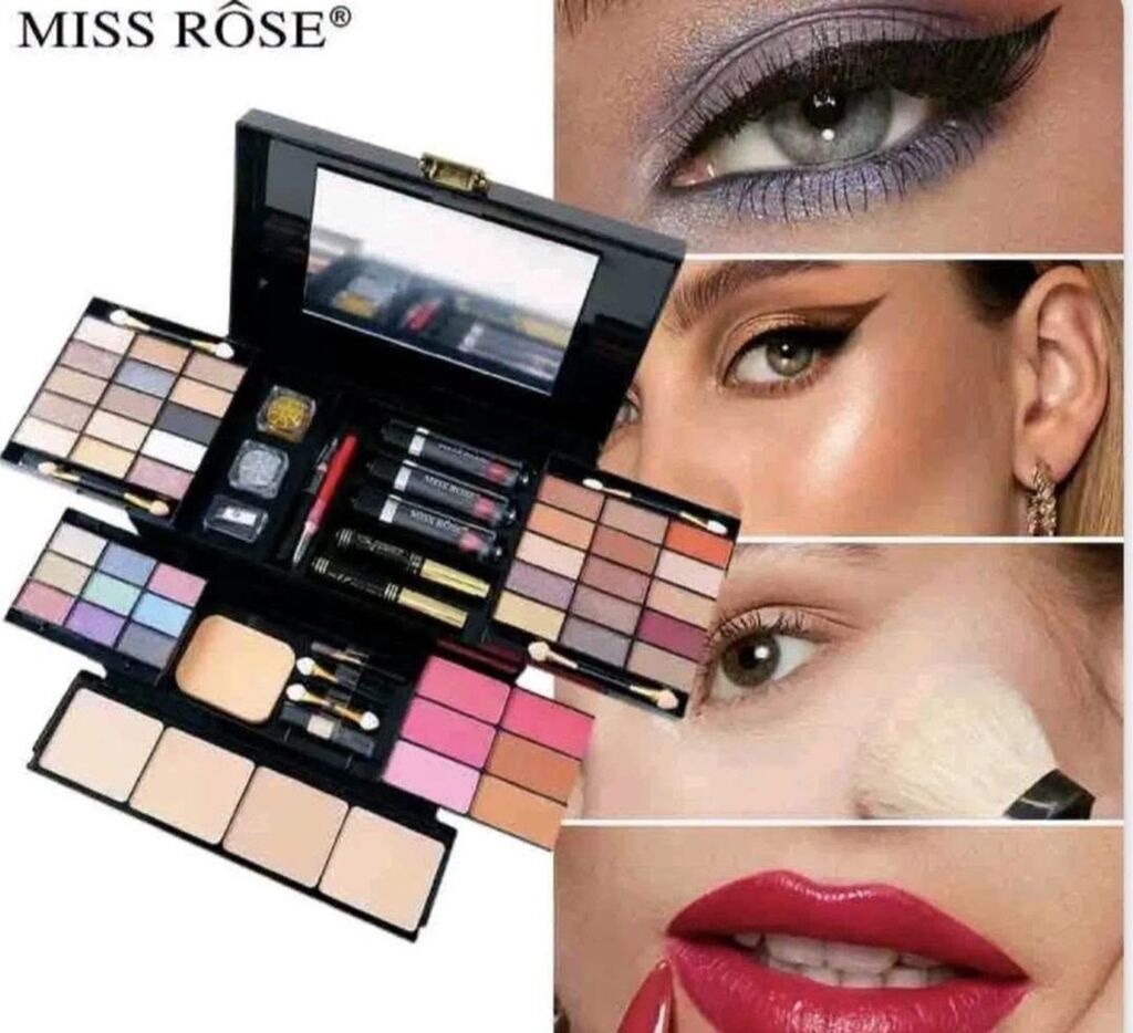 Luksuzni MISS ROSE set šminke – sve što ti treba u jednom koferu!