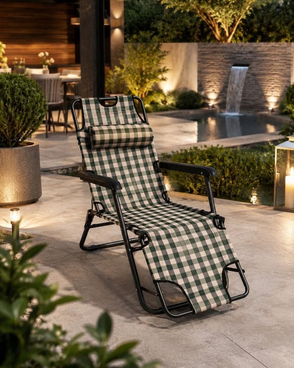 Sklopiva ležaljka/relax stolica za dvorište, terasu, bazen ili plažu