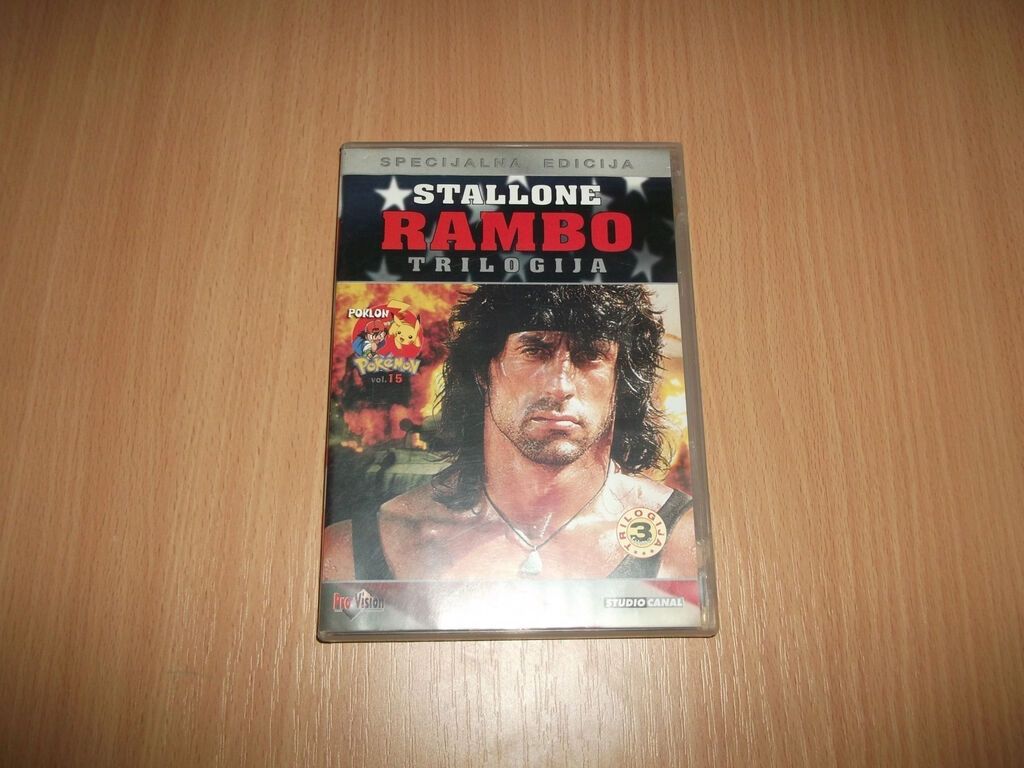 Rambo I, II i III deo. DVD original. Nov, nekorišćen! Šaljemo Beksom
