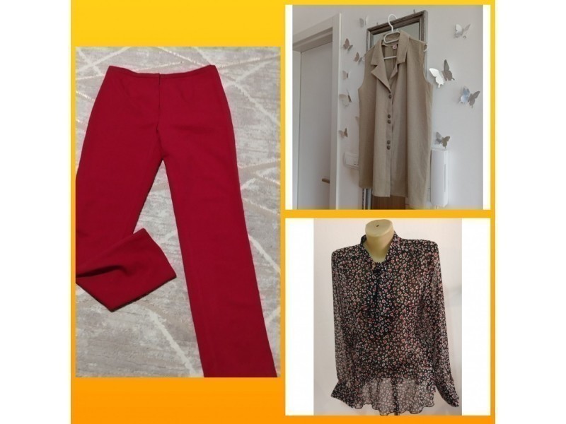 Pantalone, kosulja i prsluk 40 SNIZENO