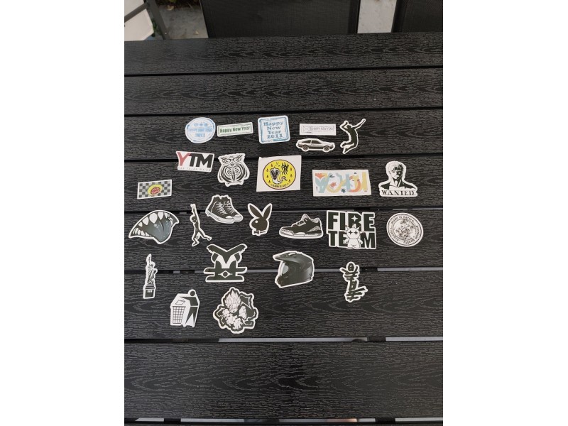 LOT GAMER-MANGA-BRAND STAMP STICKERA