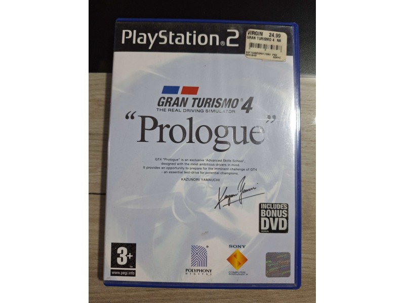 Gran Turismo 4 Prologue + Bonus DVD PS2