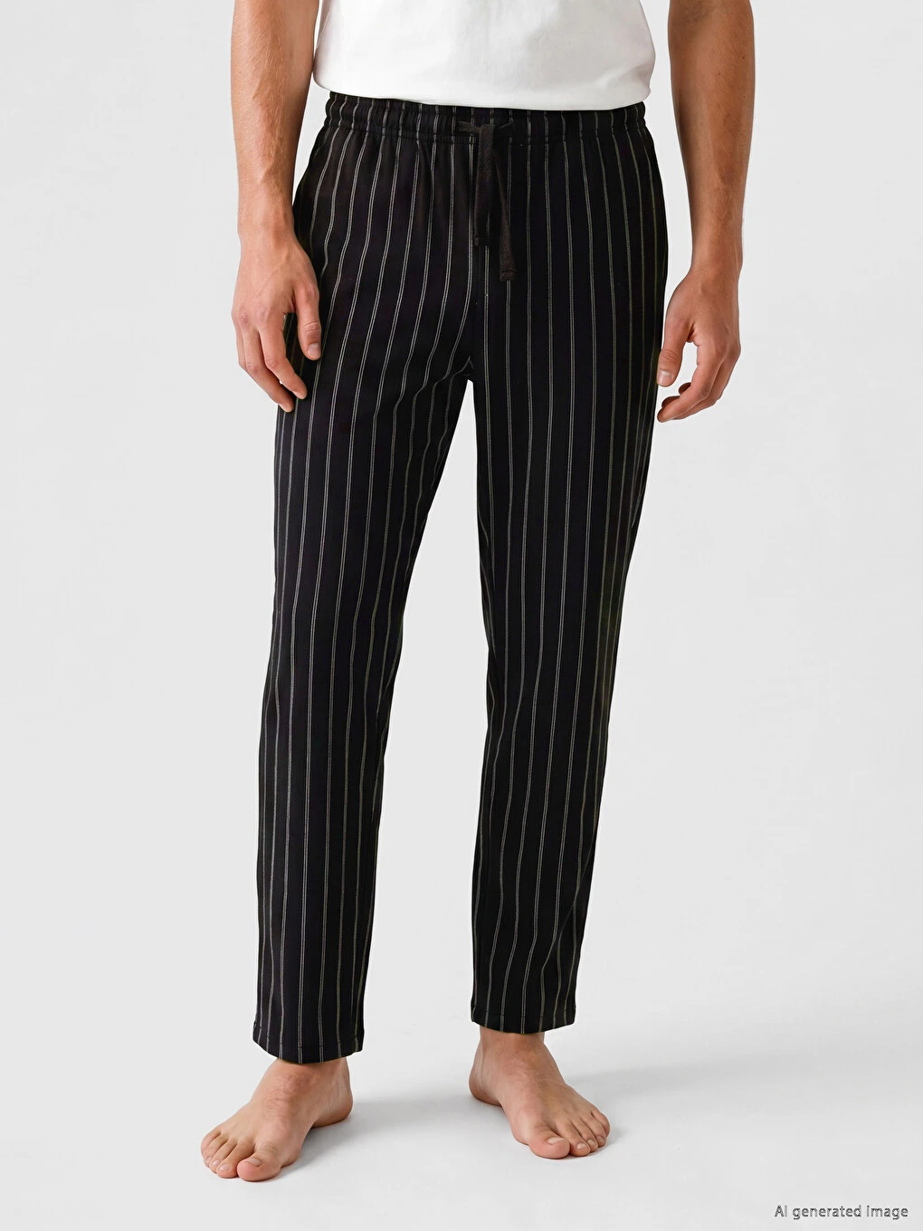 LC WAIKIKI Regular Fit Muški Prugasti Donji Deo Pidžame