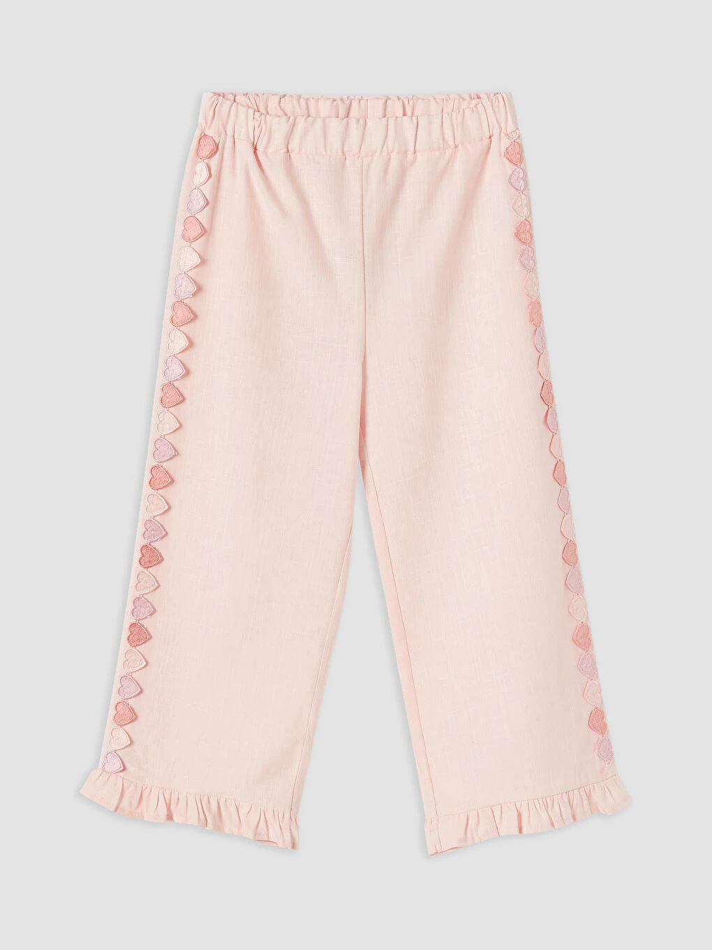 LCW Kids Devojčije Pantalone Sa Izvezenim Srcem
