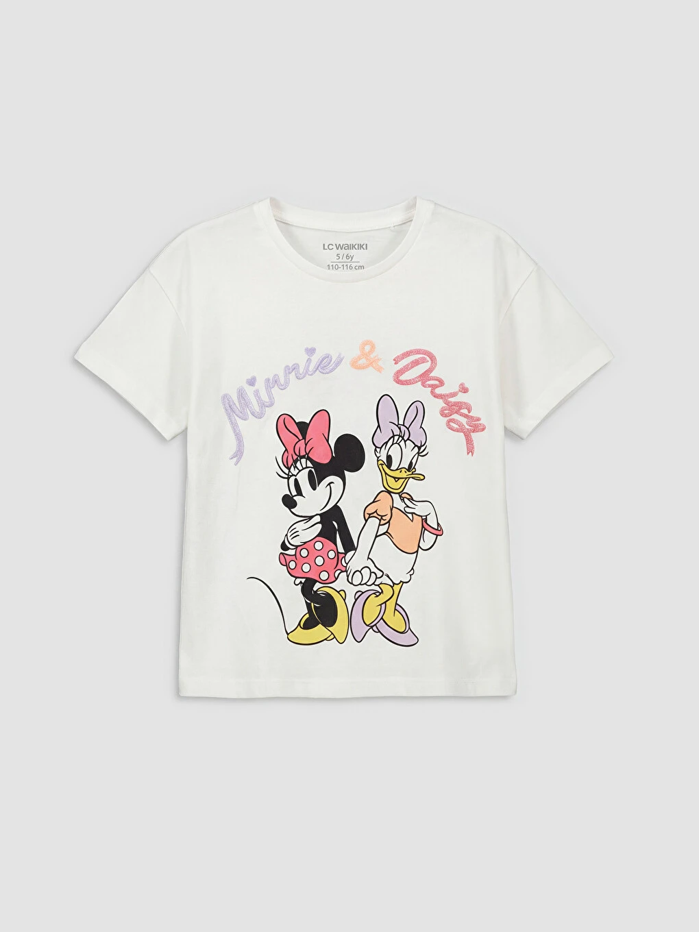 LCW Kids Minnie Mouse Štampani Komplet Šorts Za Devojčice