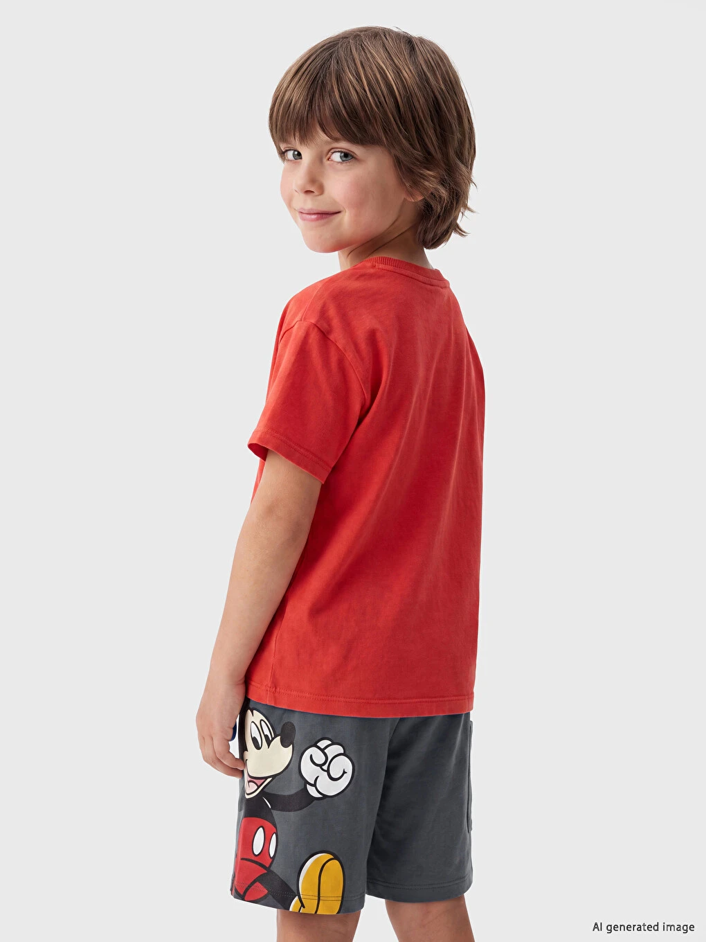 LCW Kids Mickey Mouse Štampani Dečiji Šorts