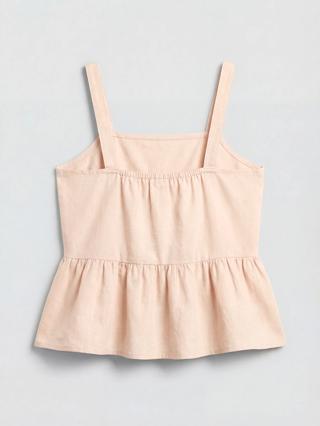 LCW Kids Bluza Od Mešavine Lana Sa Peplum Krojem Za Devojčice