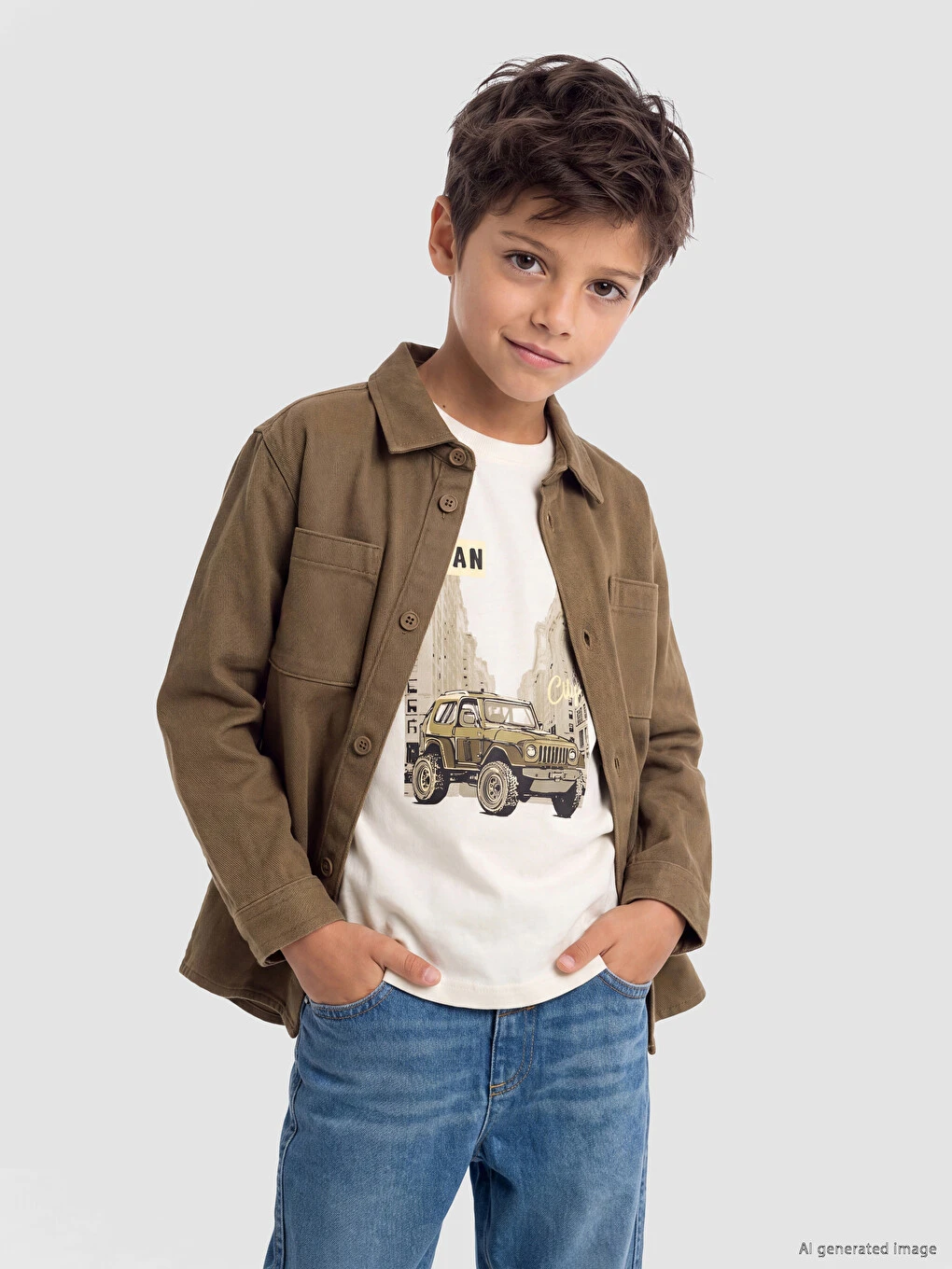 LCW Kids Dečija Košulja I Majica