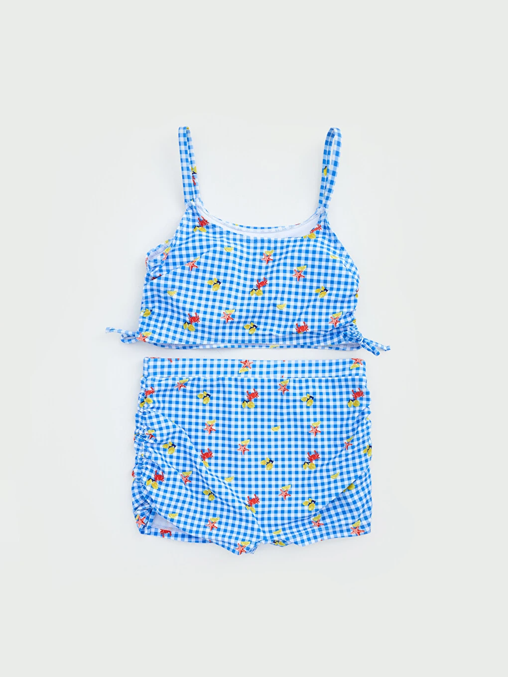 LCW Kids Štampani Karirani Devojački Bikini