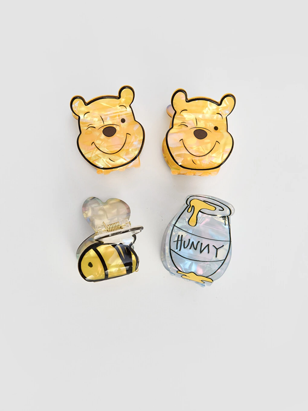 LCW JOY Winnie The Pooh Štampani Set Šnala Kandža Za Devojčice 4 Komada