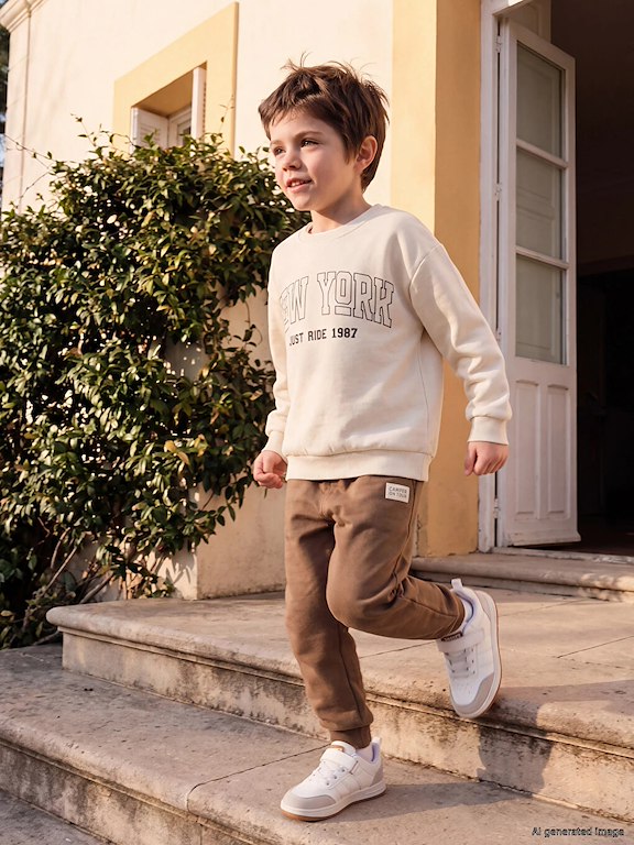 LCW Kids New York Štampana Dečačka Dukserica