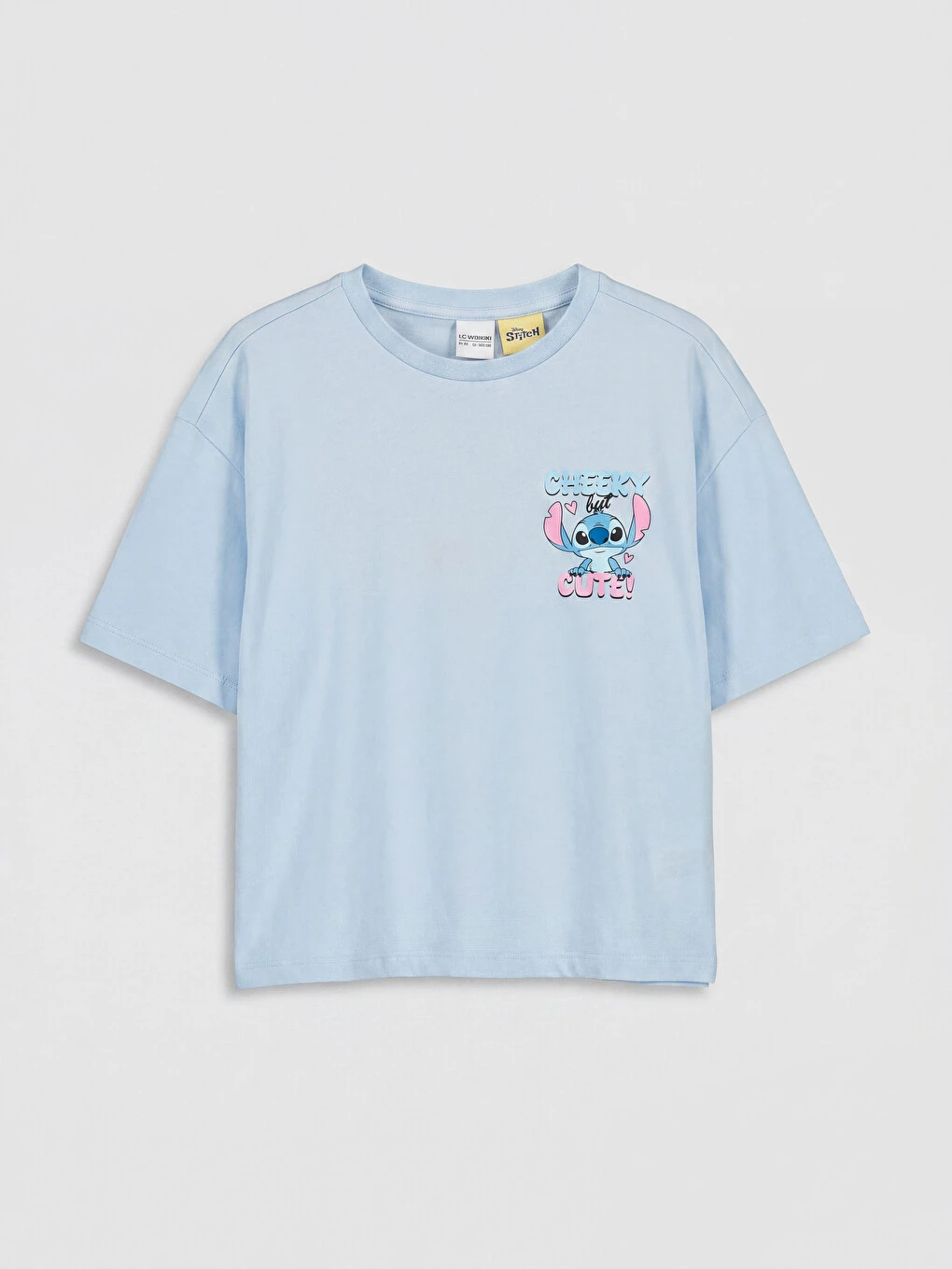 LCW Kids Stitch Štampani Komplet Šorts Za Devojčice