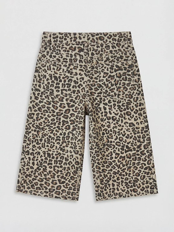 LCW Kids Šorts Za Devojčice Sa Leopard Printom