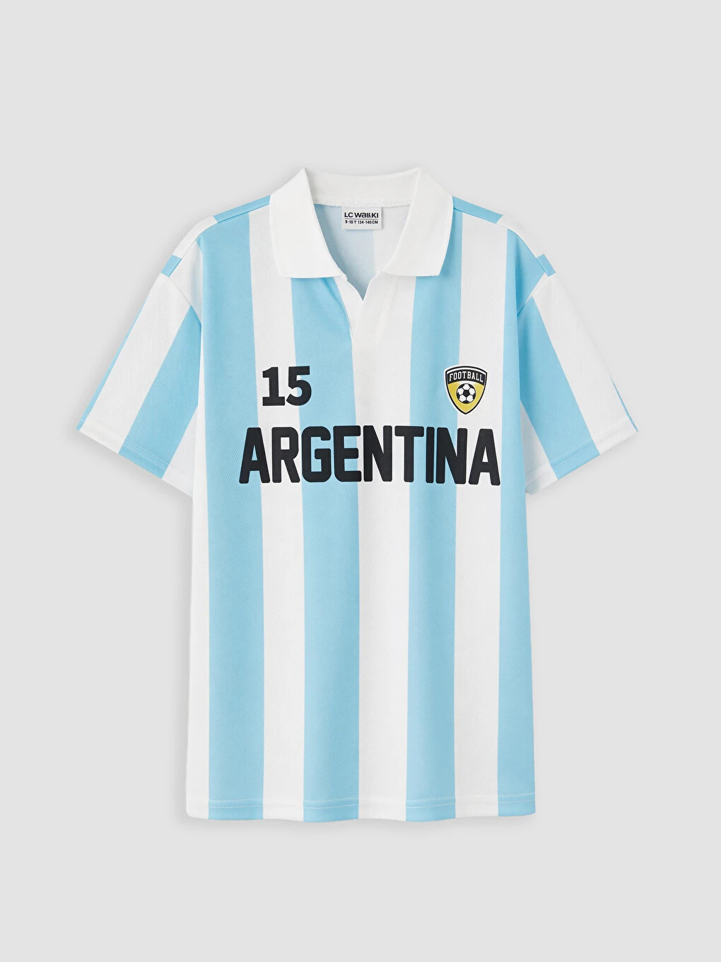 LCW Kids Dečija Majica Sa Polo Kragnom Argentina Sa Štampom